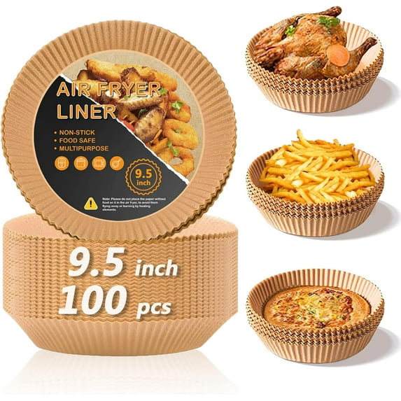 Air Fryer Paper Liners for Ninja Air Fryer 4QT AF101, 9.5 Inch Large ...