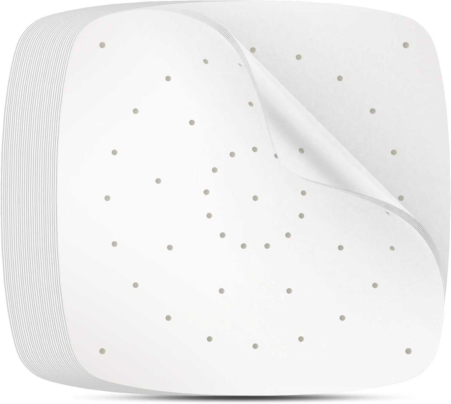 Air Fryer Parchment Paper 8 Inch, 50 Pcs White Air Fryer Filter Paper ...