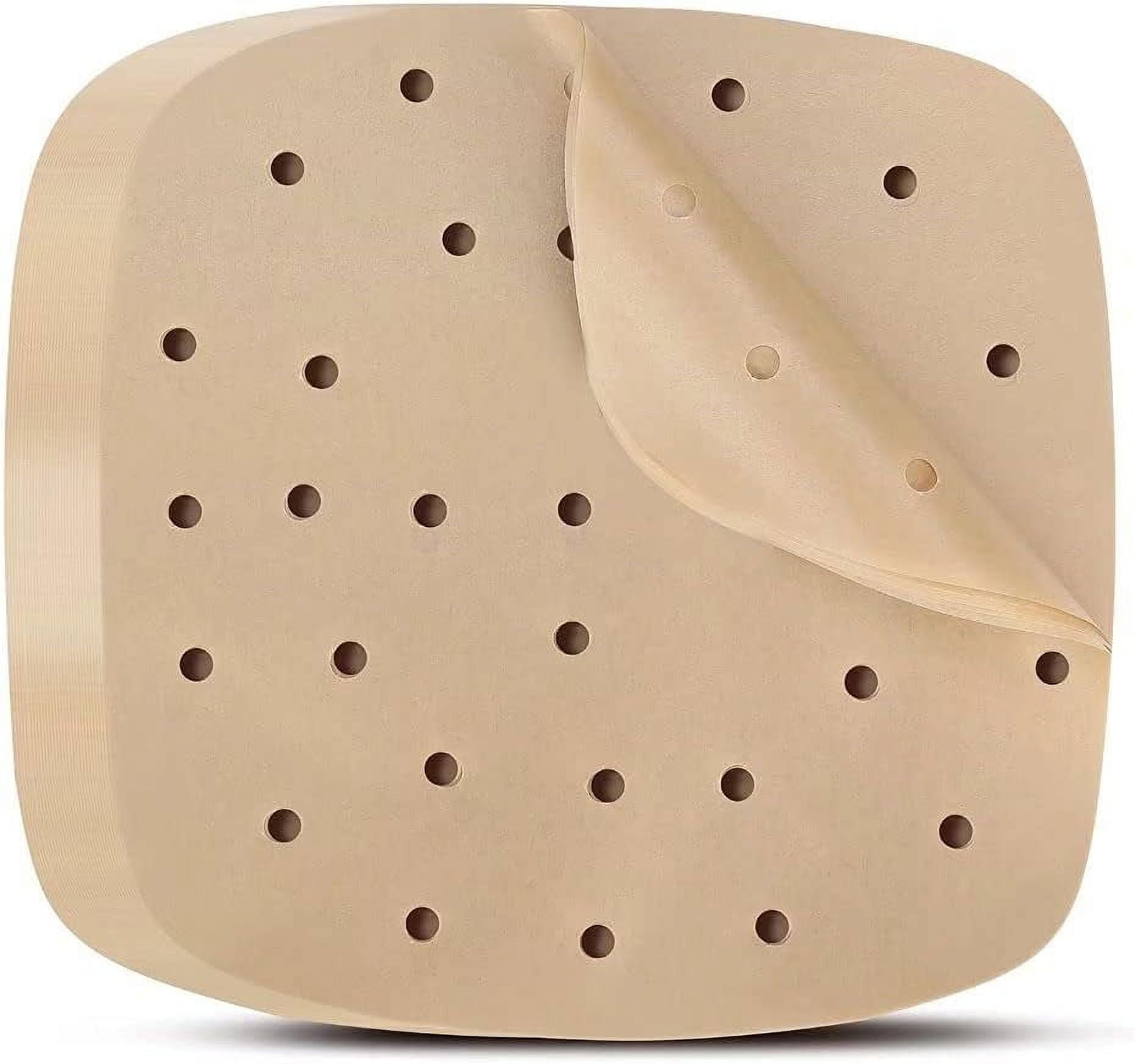 Air Fryer Parchment Paper Liners: 200PCS 8.5 inch Square Perforated ...