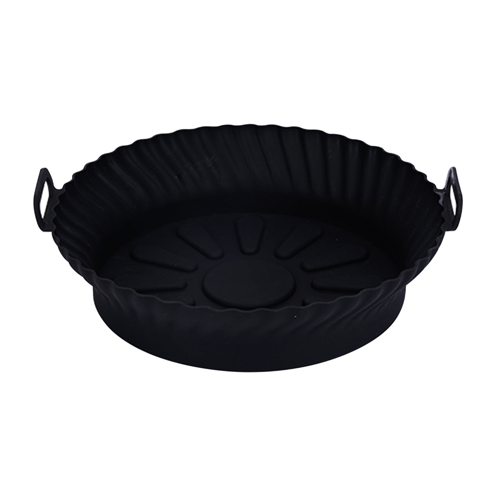 Air Fryer Pot Liner 8.5 Inch Reusable Baking Pad Raised Edge Non-Stick ...