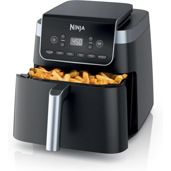 Ninja Foodi 4-in-1 8 Qt Air Fryer, 2 Basket, XL Capacity, with DualZone ...