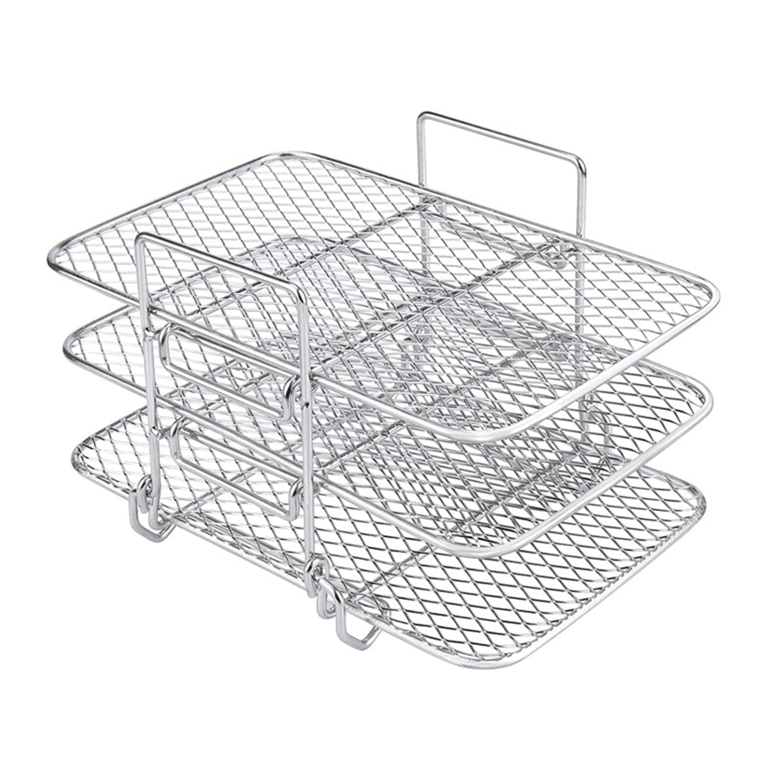 Air Fryer Rack 3 Layers Stackable Dehydrator Racks - Walmart.com