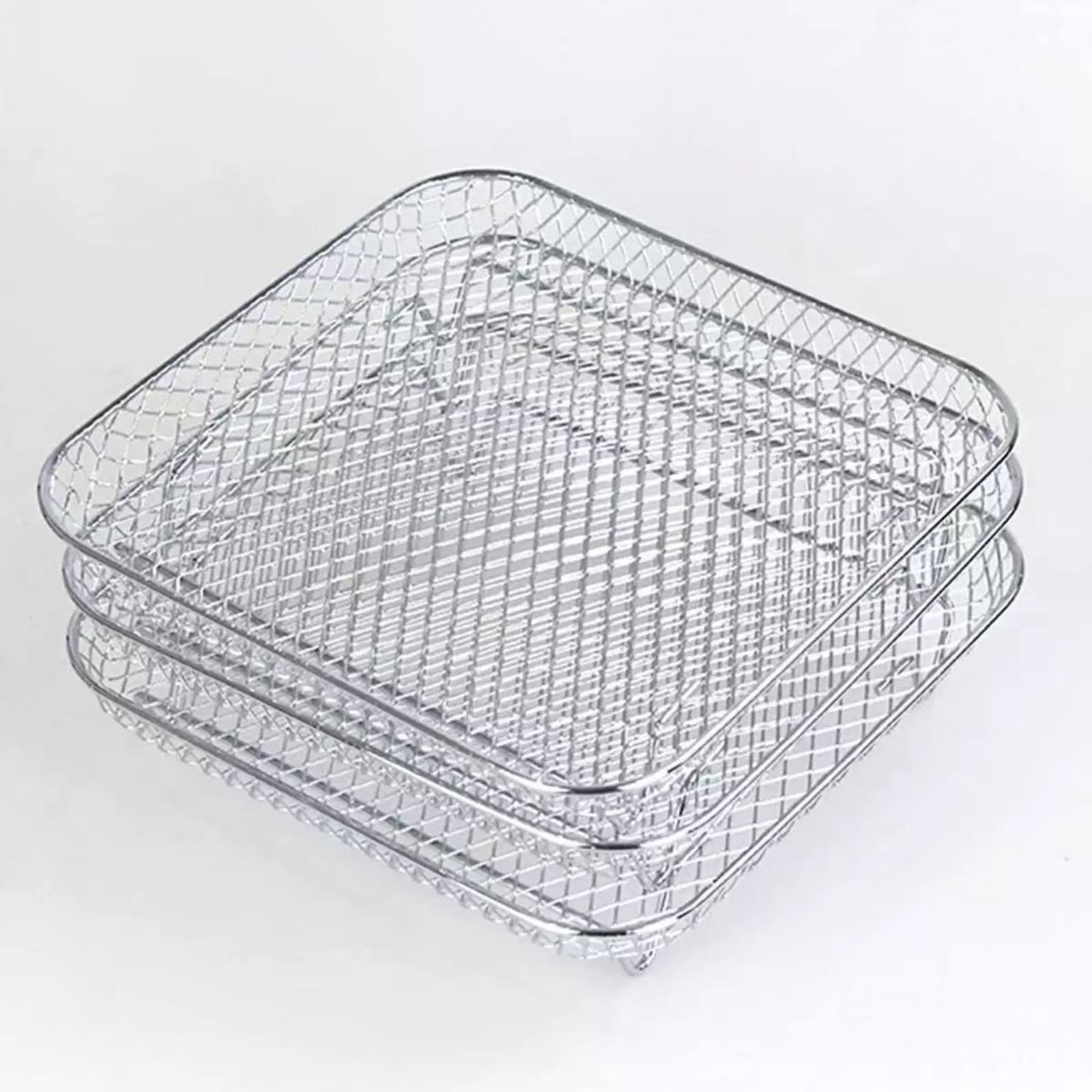 Air Fryer Rack, Stackable Stainless Steel Dehydration Rack, Rectangular ...