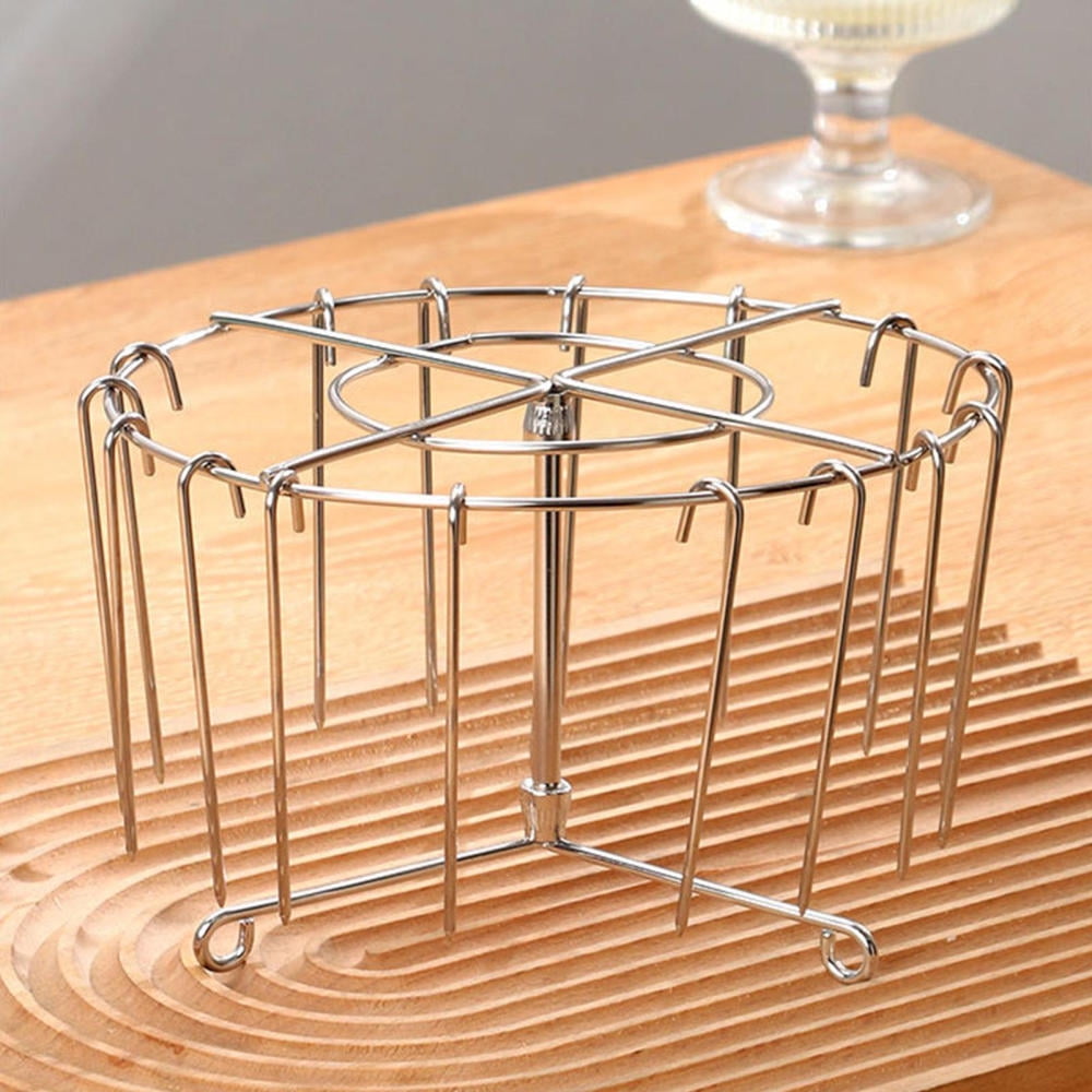 Air Fryer Rack Stainless Steel Meat Kabob Vertical Cooking Chicken ...