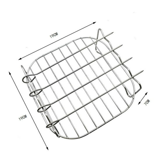 Air Fryer Rack for Ninja Dual 3pcs Layered Stainless Steel Grilling ...
