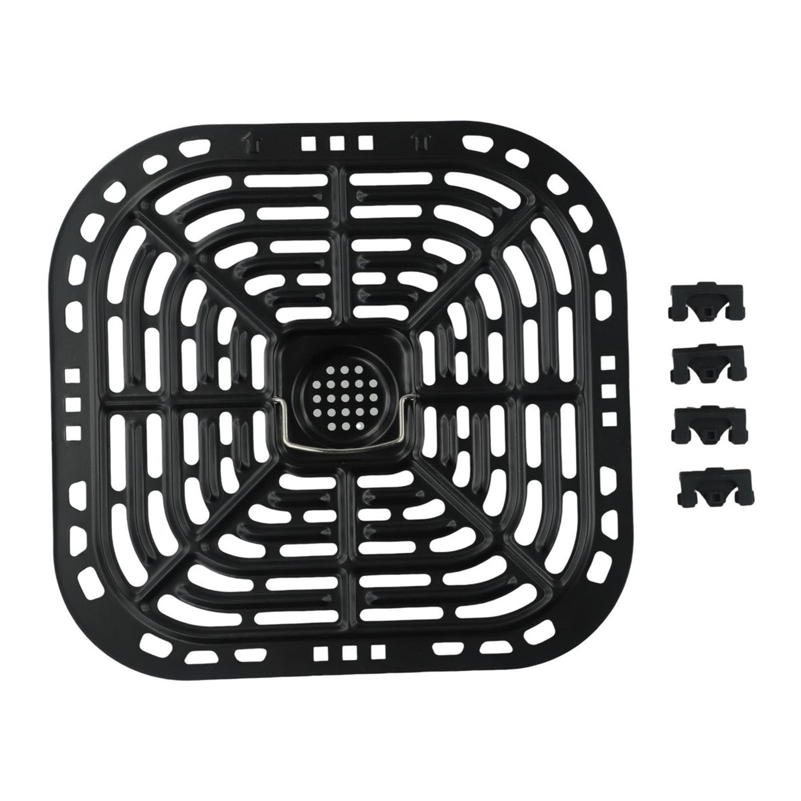 Air Fryer Replacement Grill Pan 9-inch Non-Stick Crisper Plate with ...