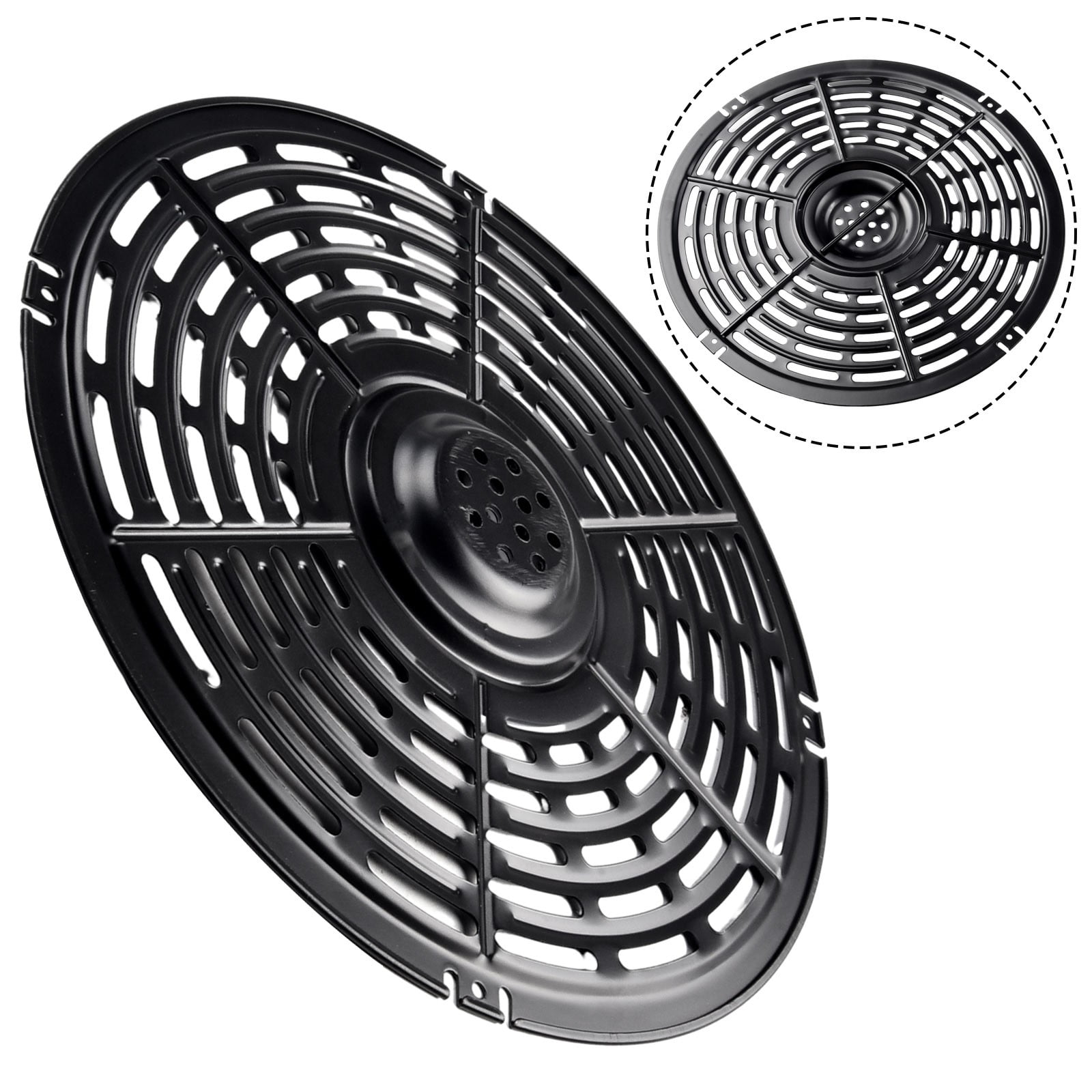 Air Fryer Replacement Grill Pan Fit Air Fryers Crisper Plate Non-Stick ...