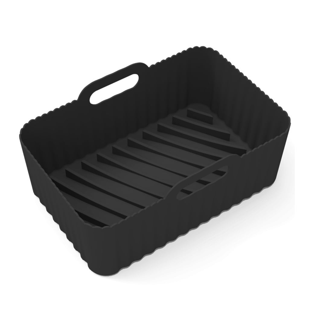 Air Fryer Reusable Pot Silicone Easy To Clean Oven Baking Tray ...