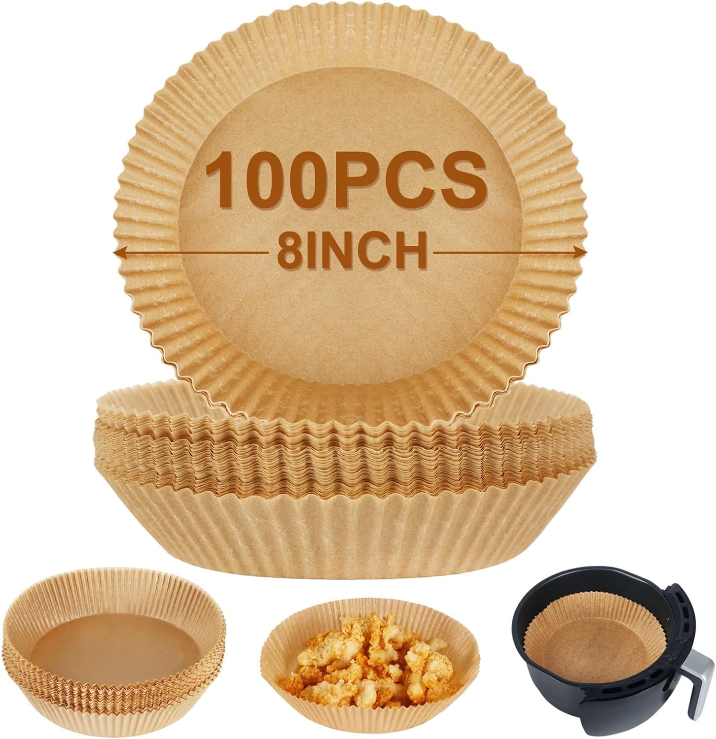 Air Fryer Sheets Liners for Ninja AG301 Grill, AF141, Cosori Air Fryer ...