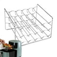 Air Fryer Skewer Rack - Non-Stick 3-Layer Square Metal Stand,Airfryer ...