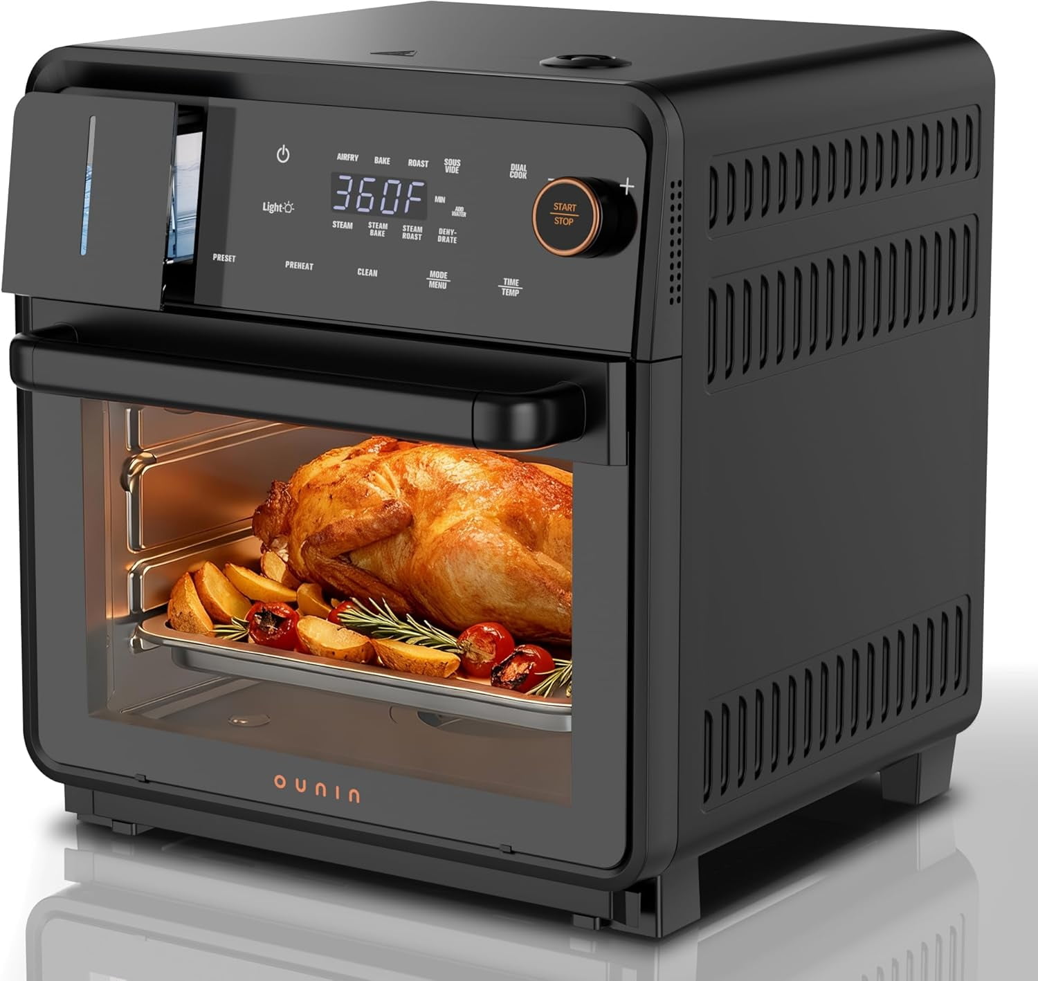 Air Fryer Toaster Oven Combo – 11-in-1 Countertop Convection Steam Oven ...