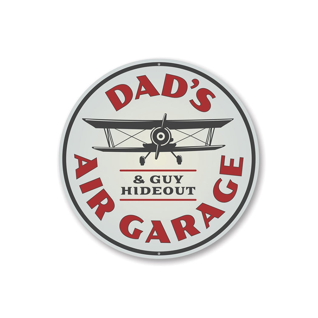 Air Garage Hangar Sign, Pilot Sign, Aviation Sign, Hangar Aluminum ...
