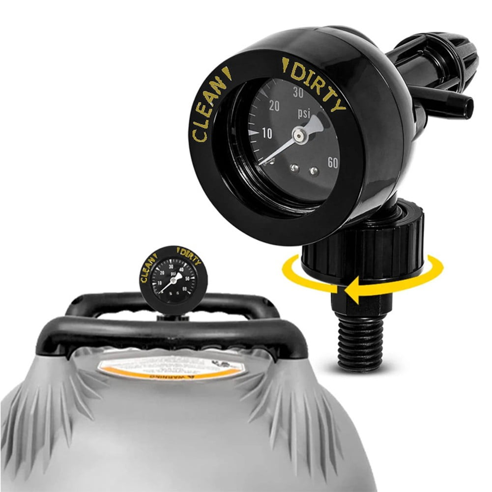 Air Gauge Release Valve Filter Pressure Gauge 0-60 PSI for Pool Spa ...