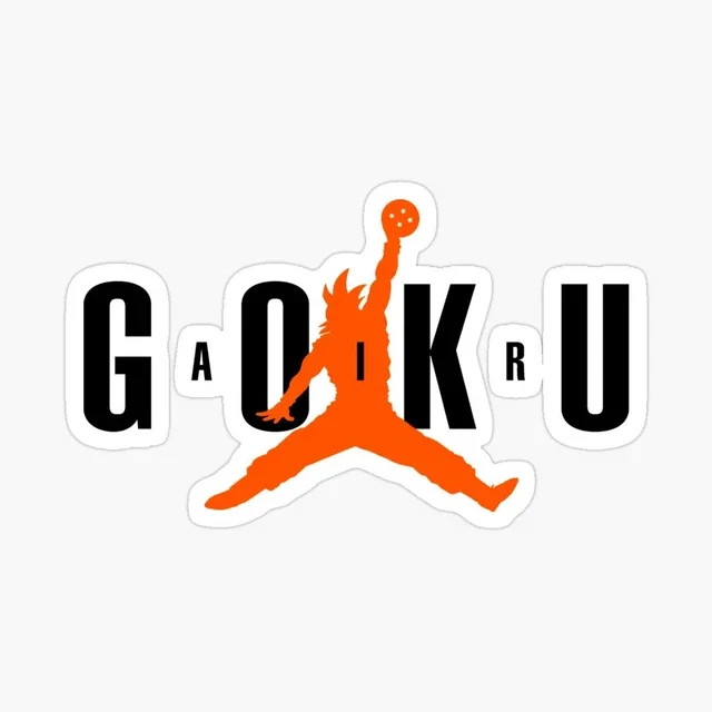 Air Goku (Black) Sticker For Car, Truck Sticker Phone Decal Water ...