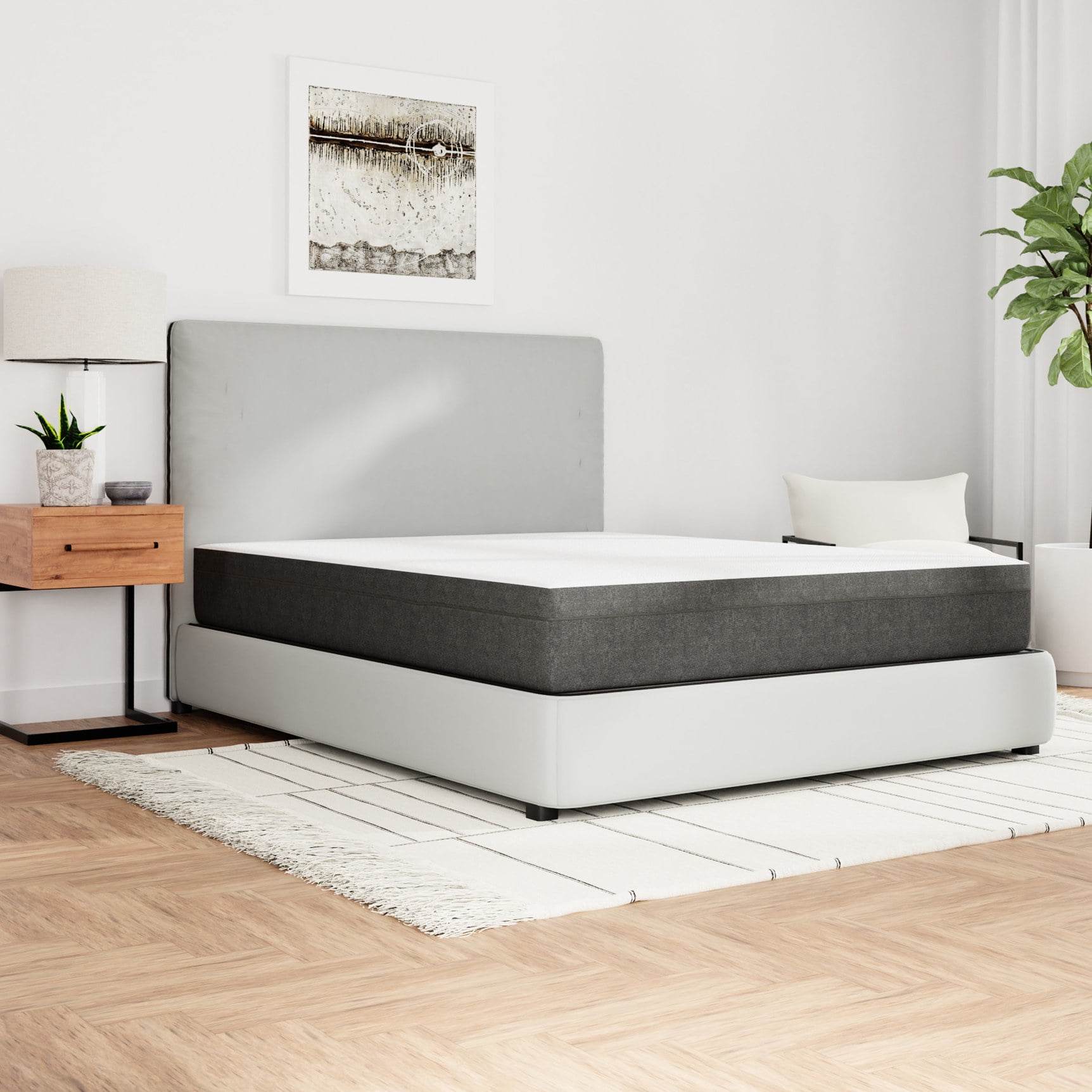Air Grid Gel Foam / Nighttime Comfort / Antimicrobial King Mattress ...