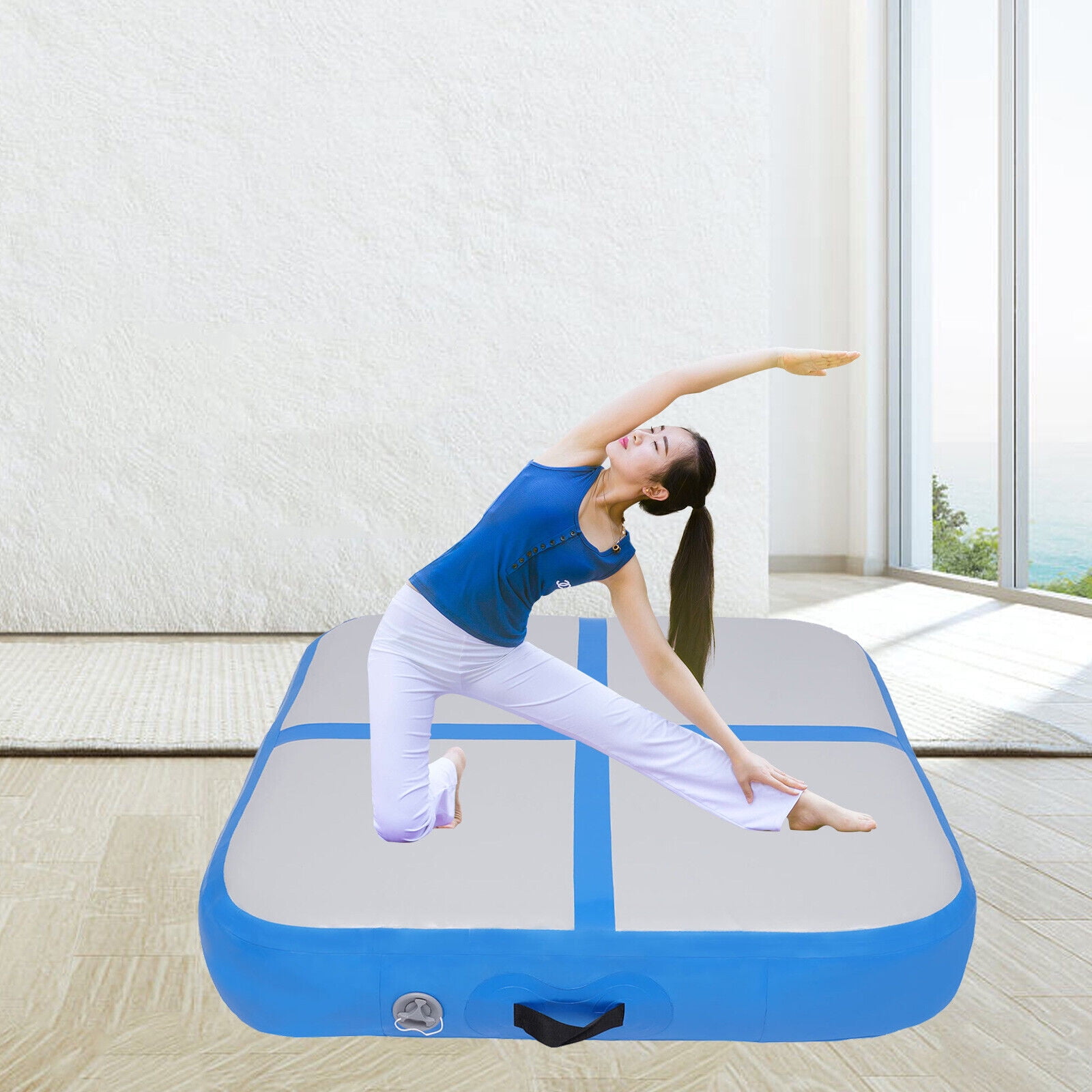 Air Gymnastics Mat Training Mats Tumbling TrackAir Mat Inflatable ...