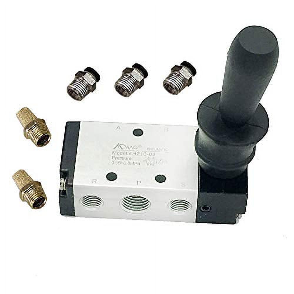 Air Hand Lever Operated Valve Manual Control Push Pull 4H210-08 by AOMAG - Walmart.com