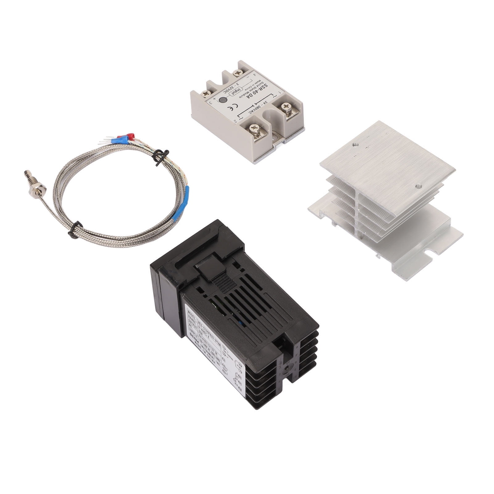 Air Heater Temperature Controller, K Thermocouple SSR Heat Sink ...