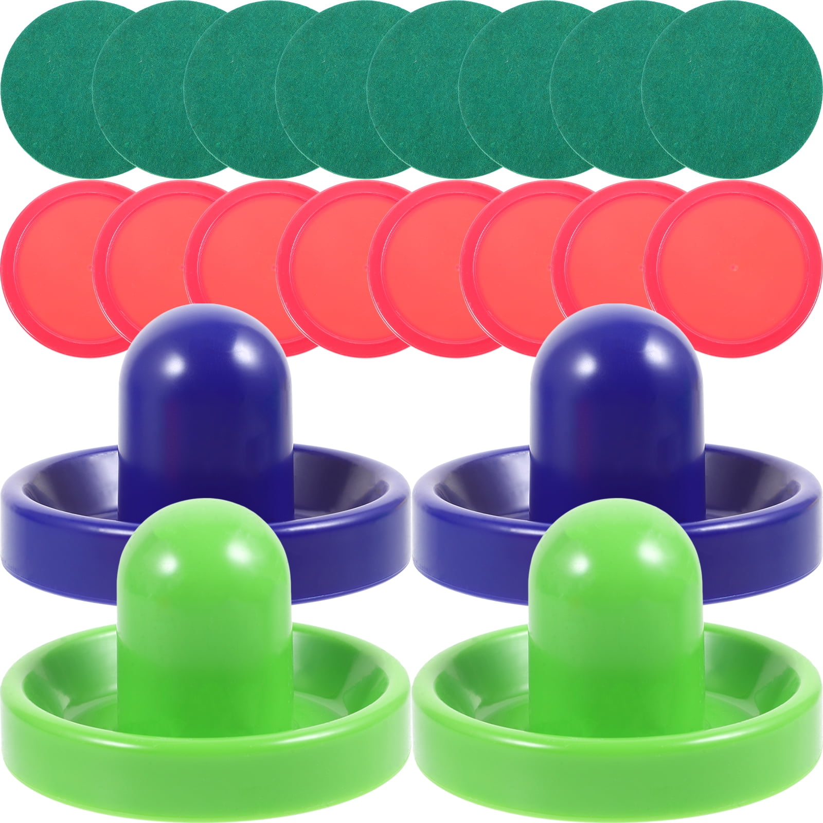 Air Hockey Set Funny Pusher Paddles Desktop Accessories for An Fittings ...