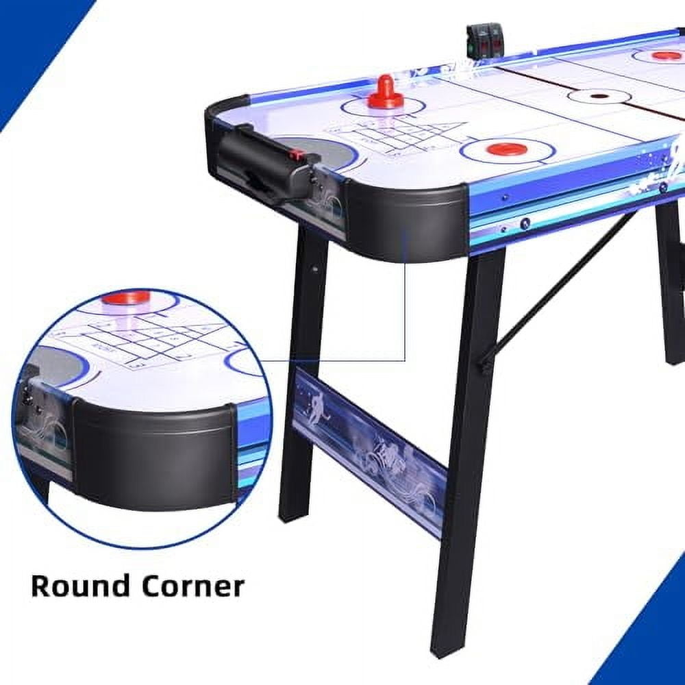 Air Hockey Table Upgrade HLC Foldable 4ft Multi Game Table with Air ...