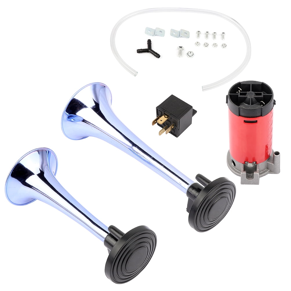 Air Horn 2 Trumpet Air Horn Universal Loud Hornfor Any 12V Vehicles ...