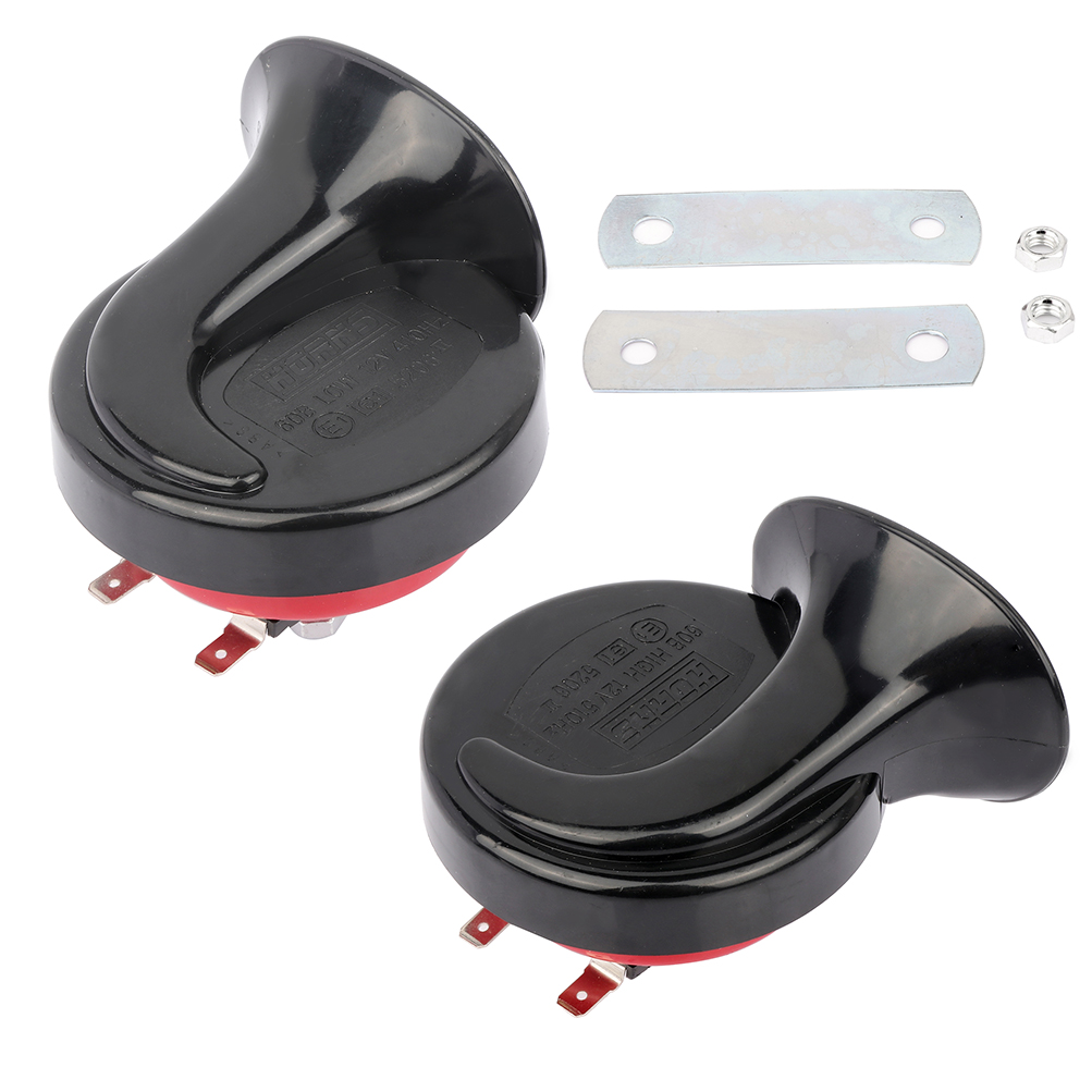 Air Horn Twin Tone Snail Air Horn12V 105db, Dual Tone Electric Snail ...