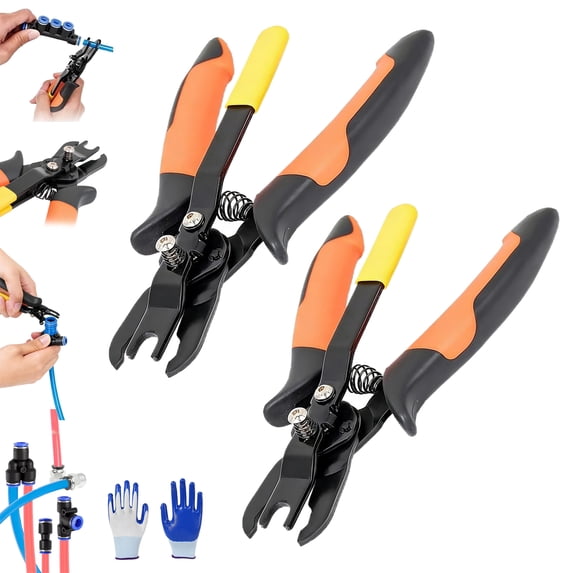 Air Hose Connector Removal Tool, Push To Connect Disconnect Tong Tool ...
