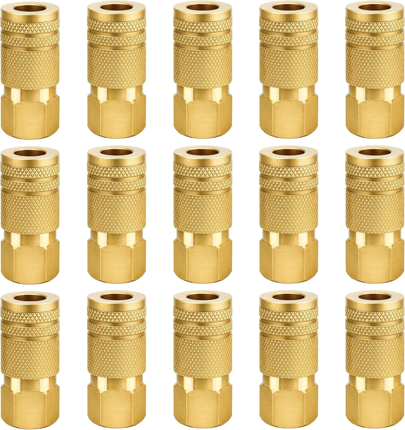 Air Hose Quick Connect, 15 Pack 1/4 NPT Female Air Hose Fittings with ...