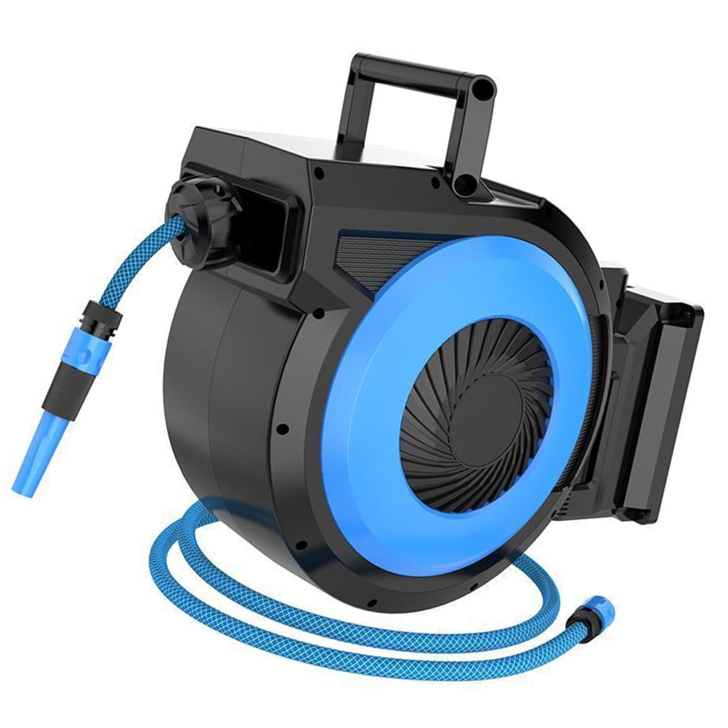 Air Hose and Water Hose Reel with Automatic Rewinder System Suitable ...