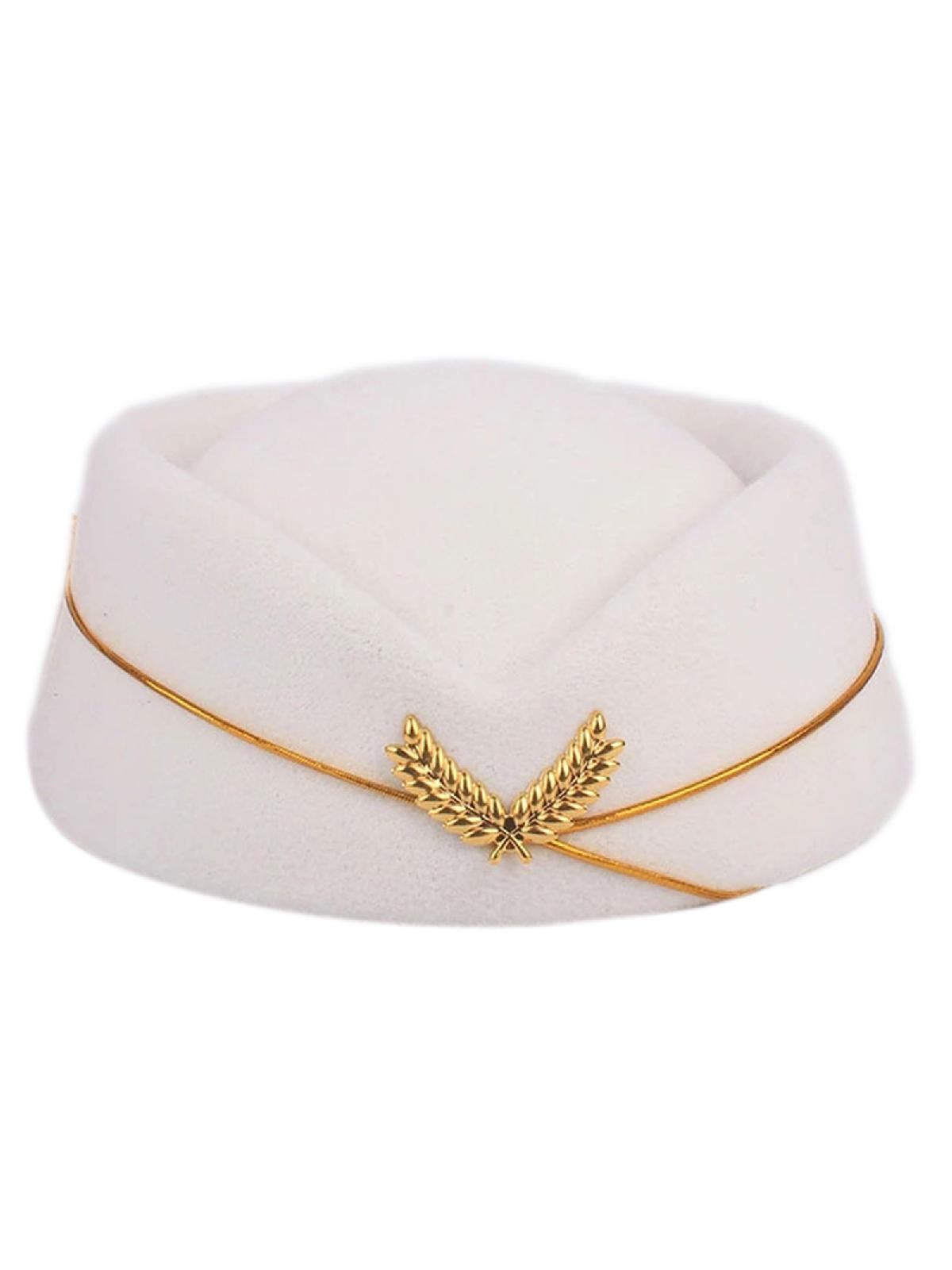 Air Hostesses Hat Stewardess Hat Beret Hat Women Formal Uniform Caps ...