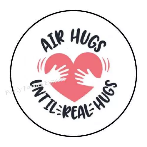 Air Hugs Until Real Hugs Sticker Party Favors Sticker Envelope Seals ...