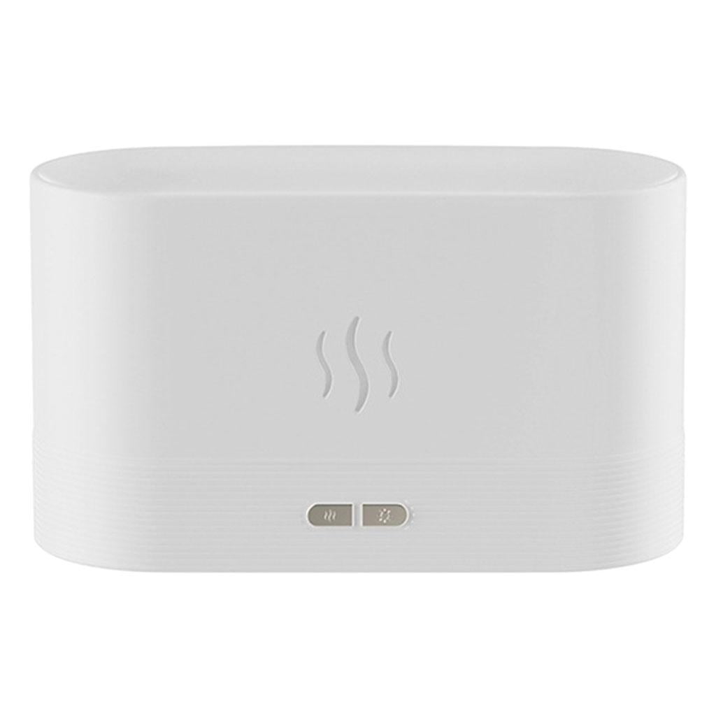 Air Humidifier Bedroom Essential Flame Shape Dorm Baby Room Car White ...