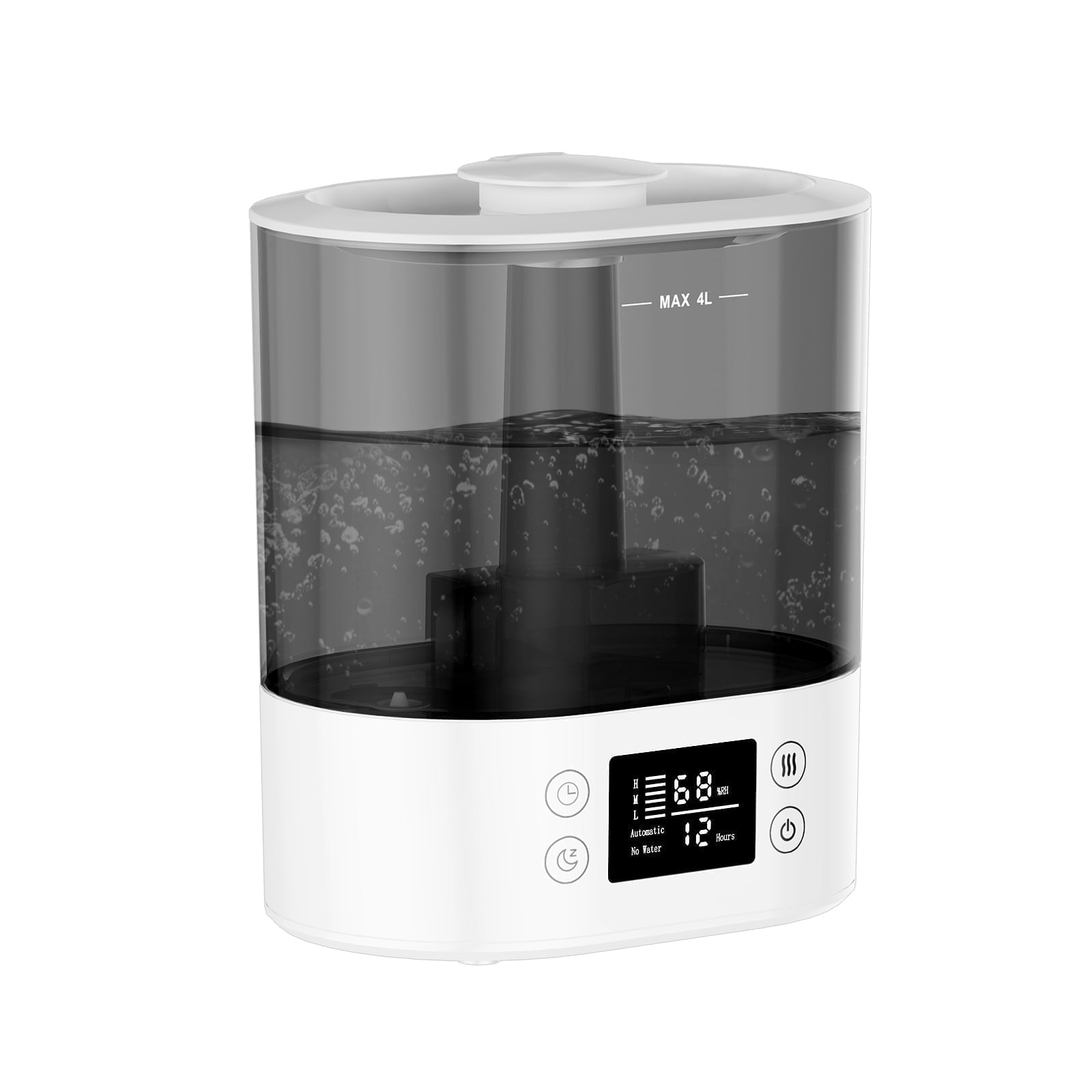 Air Humidifiers for Bedroom - 4L Cool Mist, 26db Quiet Top Fill Lasts ...