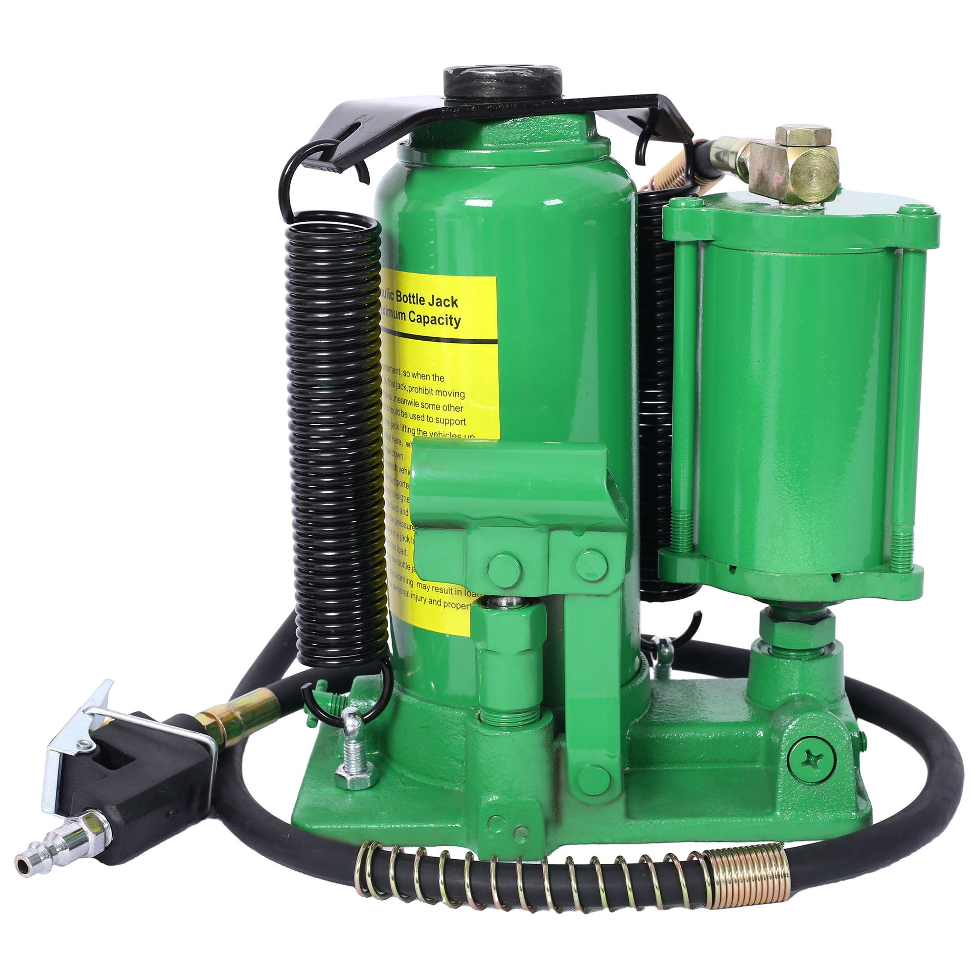 Air Hydraulic Bottle Jack, 12 Ton/24000 LBS All Welded Bottle Jack, 9.8 ...