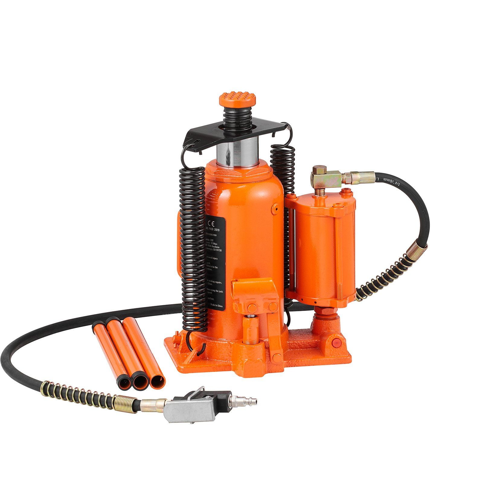 Air Hydraulic Bottle Jack, Manual Handle and Air Pump, for Car, Pickup ...