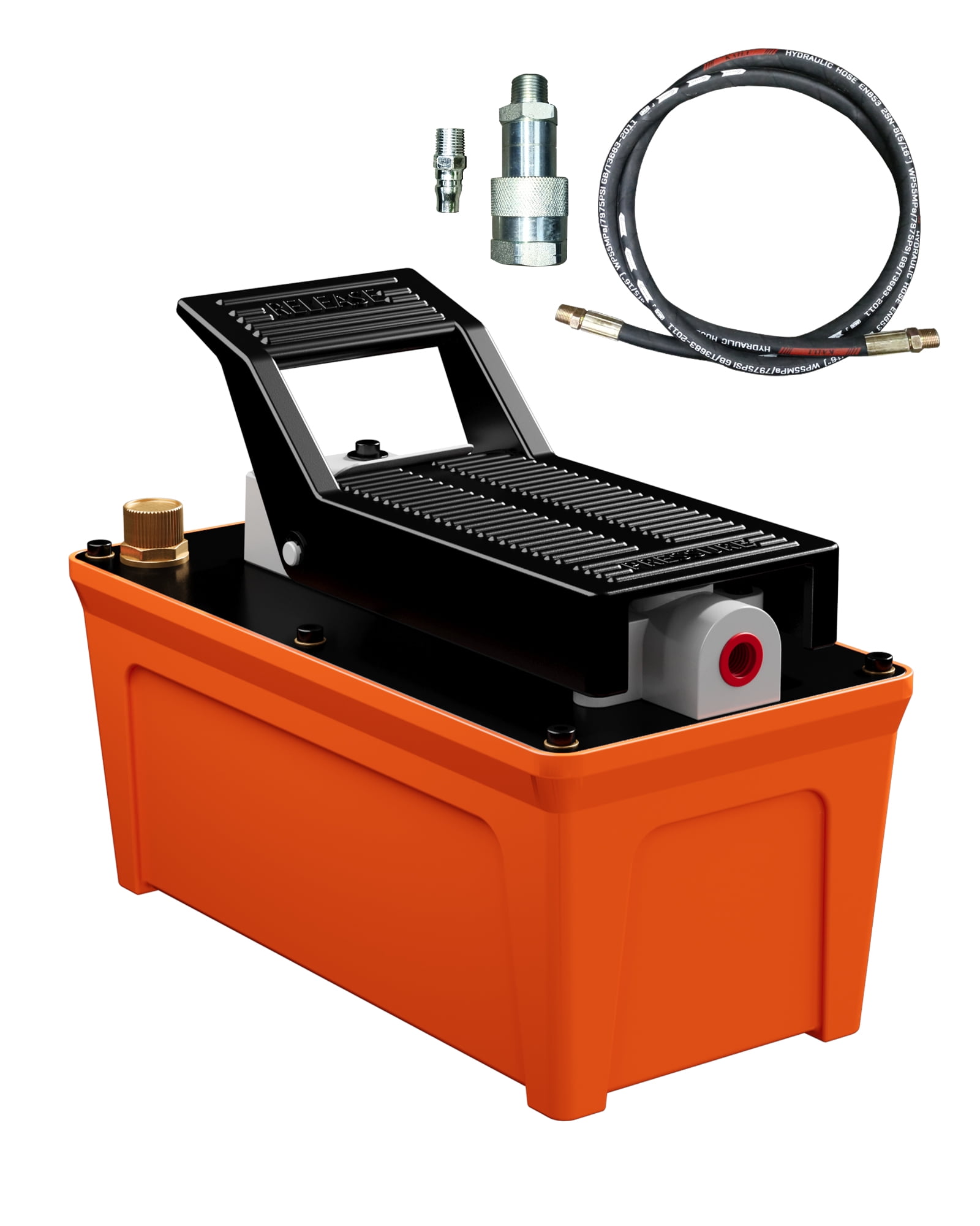 Air Hydraulic Pump 10000 PSI, 1.6L Foot Actuated Hydraulic Pump Air ...