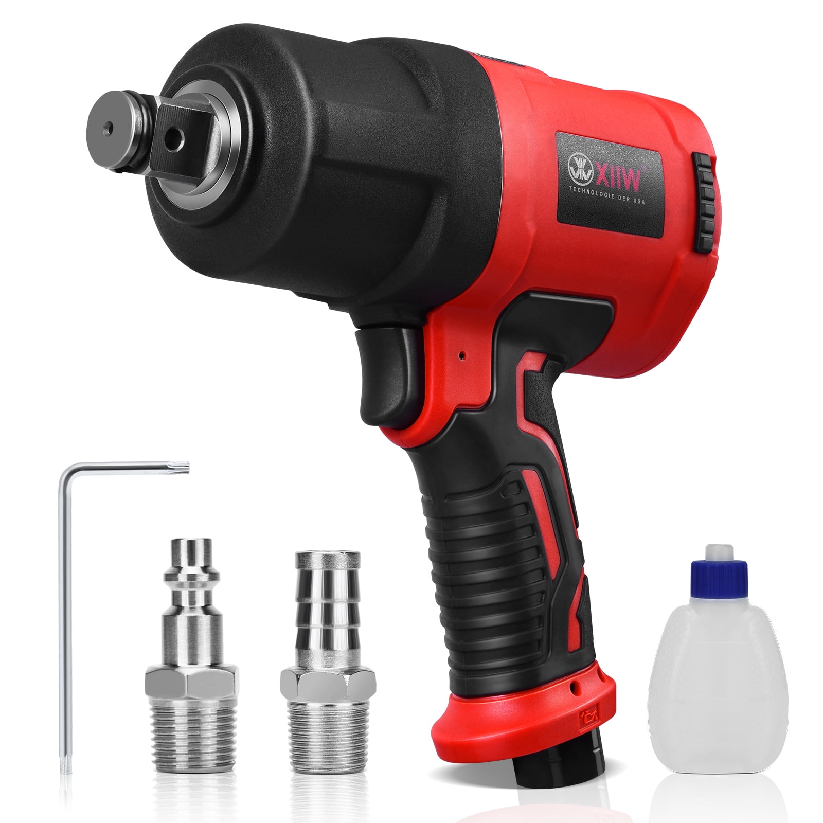 Air Impact Wrench, 3/4 Inch Drive Air Impact Gun Max Nut-busting Torque Up to 1950 ft-lbs ...