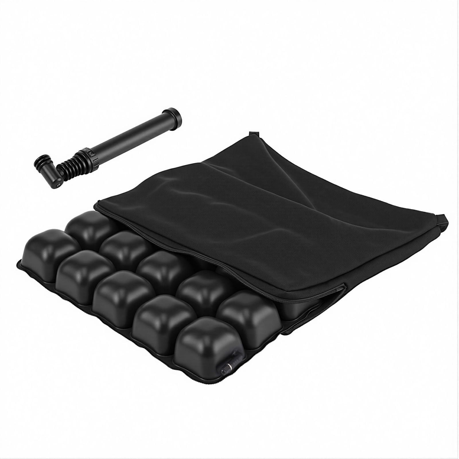 Air Inflatable Mosaic Wheelchair Seat Cushion, for Reducing Skin and ...