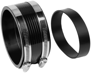 Air Intake Coupler Kit 4" O.D TO 4" or 4" to 3.75" with Clamps Black ...