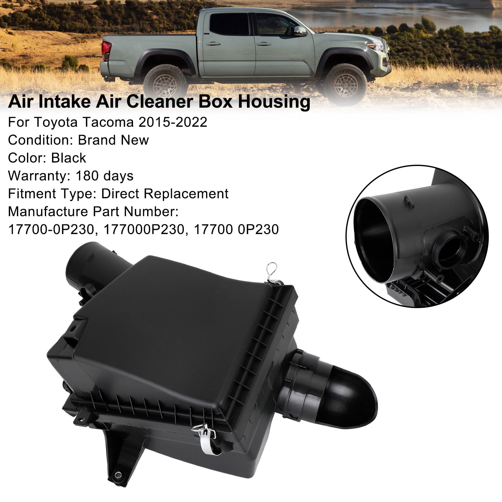Air Intake Housing Air Cleaner Box 17700-0P230 Fit for Toyota Tacoma ...