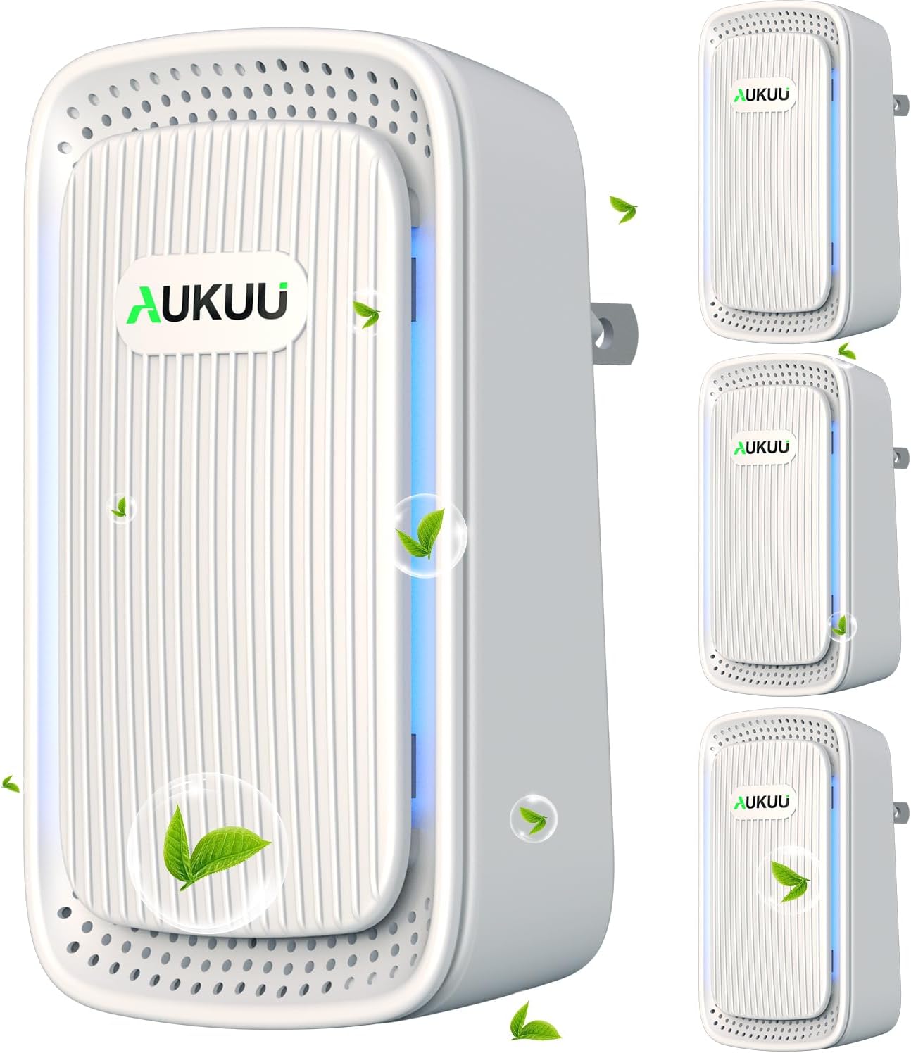 Air Ionizers (4 Pack）- Plug In Negative Ion Purifiers - Quiet Freshener ...