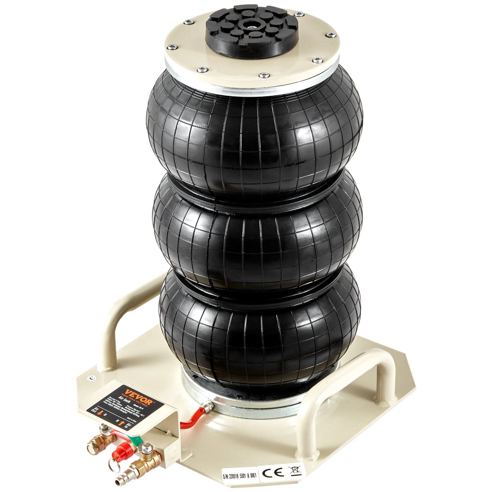Air Jack, 3 Ton/6600 lbs Triple Bag Air Jack, with Side Handles for Car ...