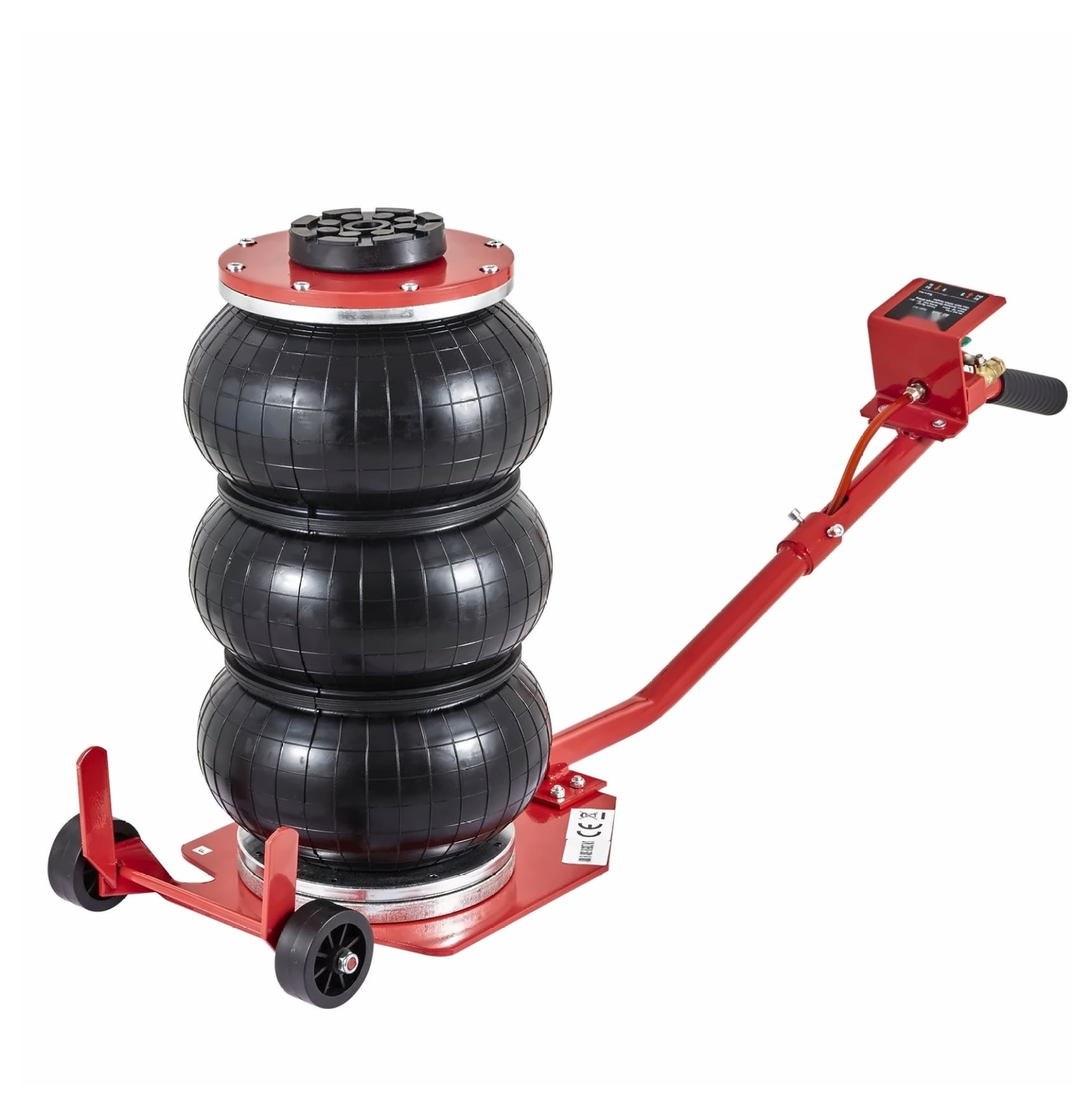 Air Jack 3 Ton, 6600 lbs Triple Bag Pneumatic Jack, 5.5-17.7 Inch Lift ...