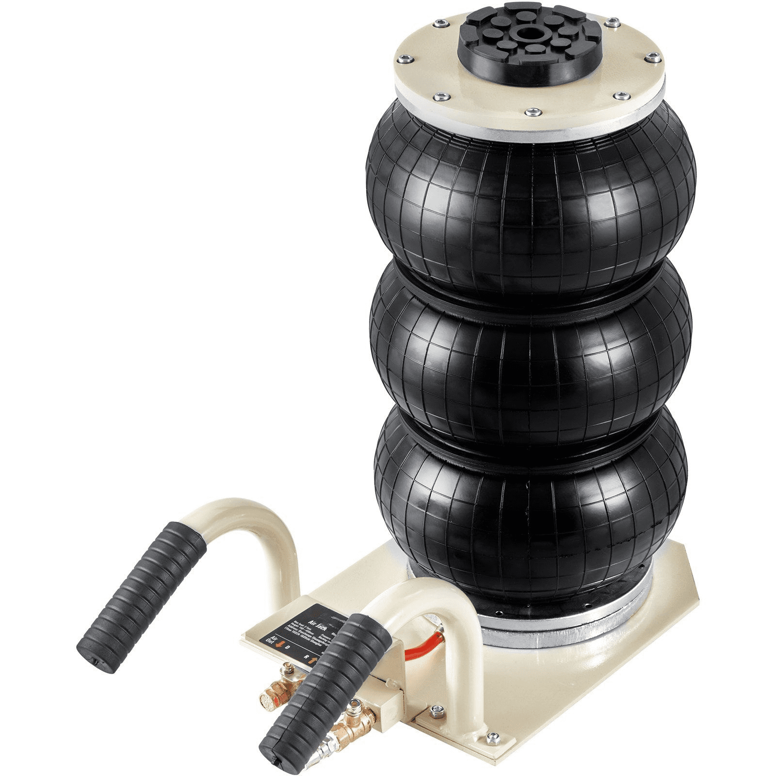 Air Jack 3 Ton/6600lbs, Triple Bag Pneumatic Jack, 5.5-17.7in Lift, 6 ...