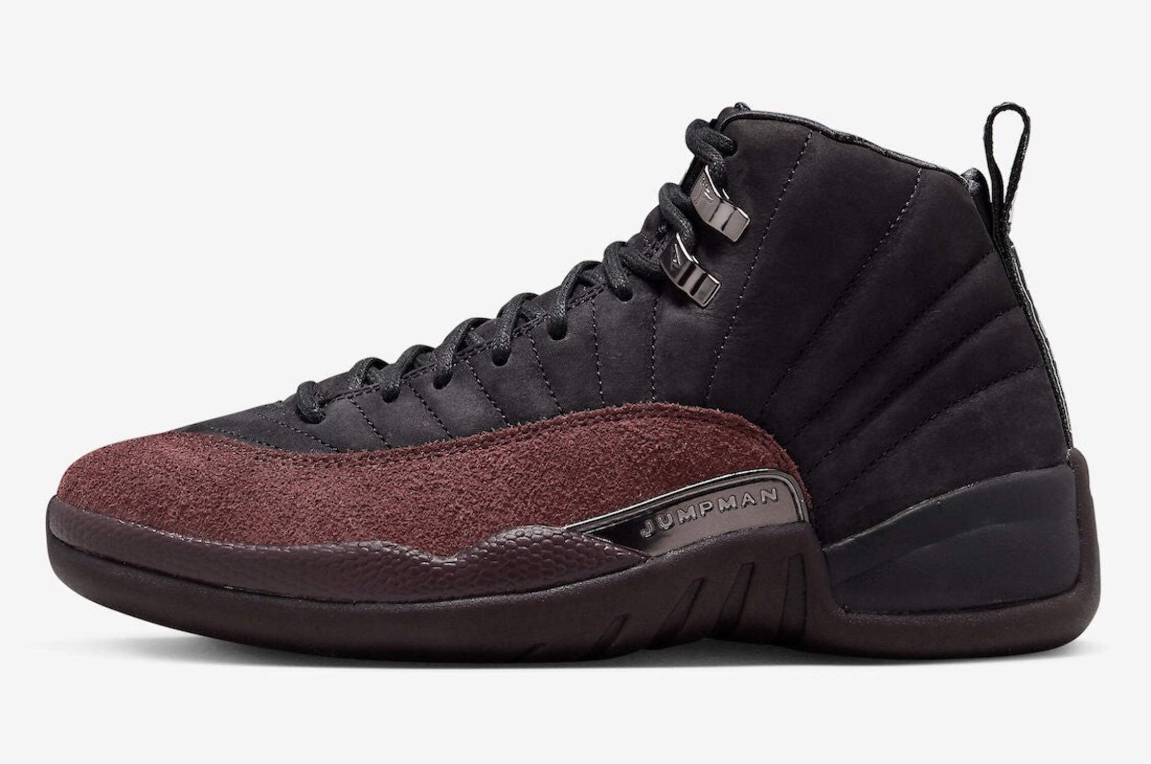 Air Jordan 12 Retro SP DV6989-001 Men's Black/Burgundy Crush Sneaker ...