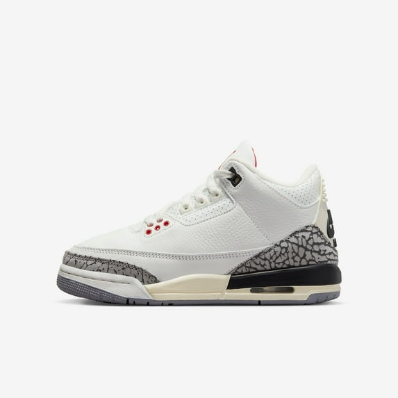 Air Jordan 3 Retro 'Reimagined White Cement' (2023) (GS) - Walmart.com