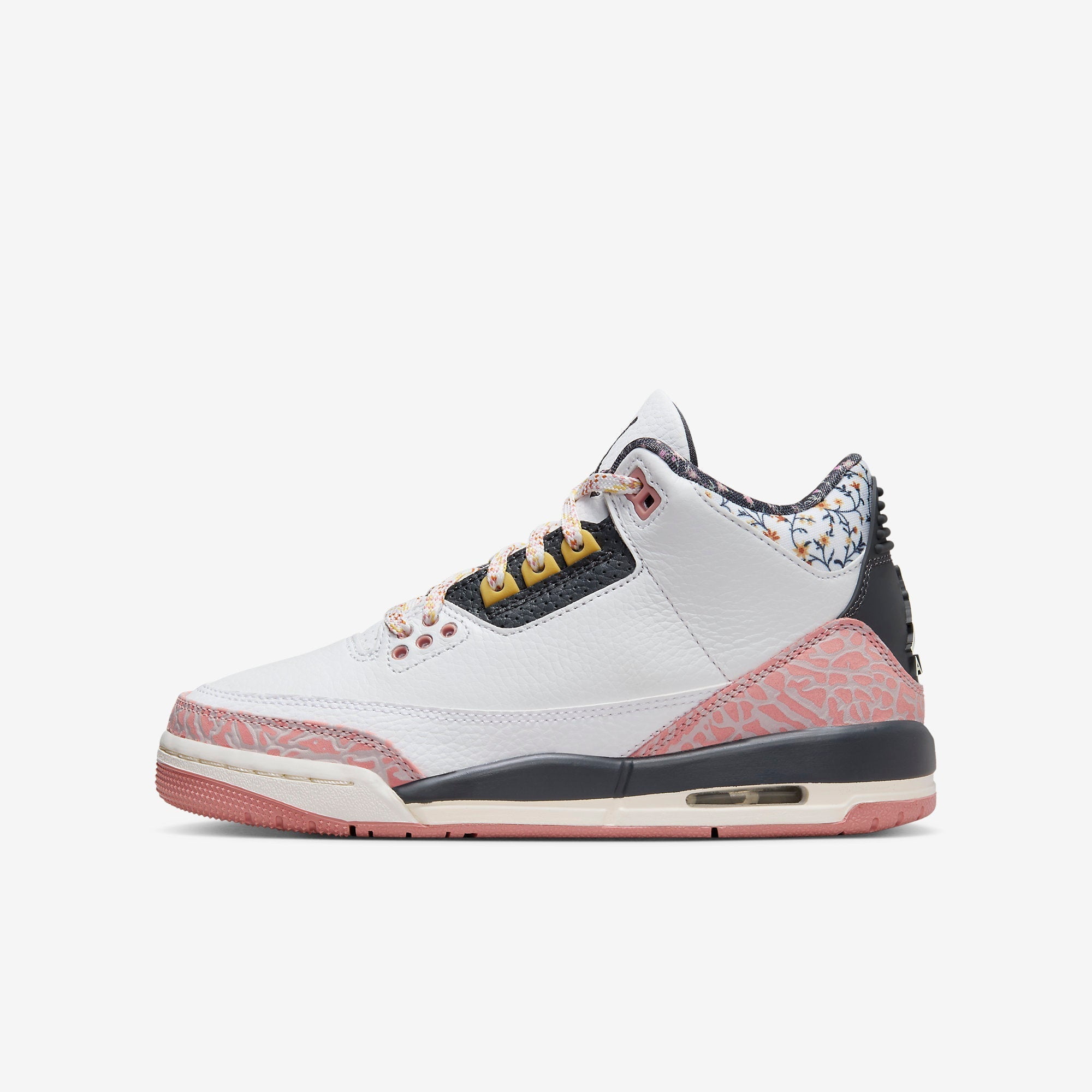 Air Jordan 3 Retro 'Vintage Floral / Red Stardust' (2024) (GS ...
