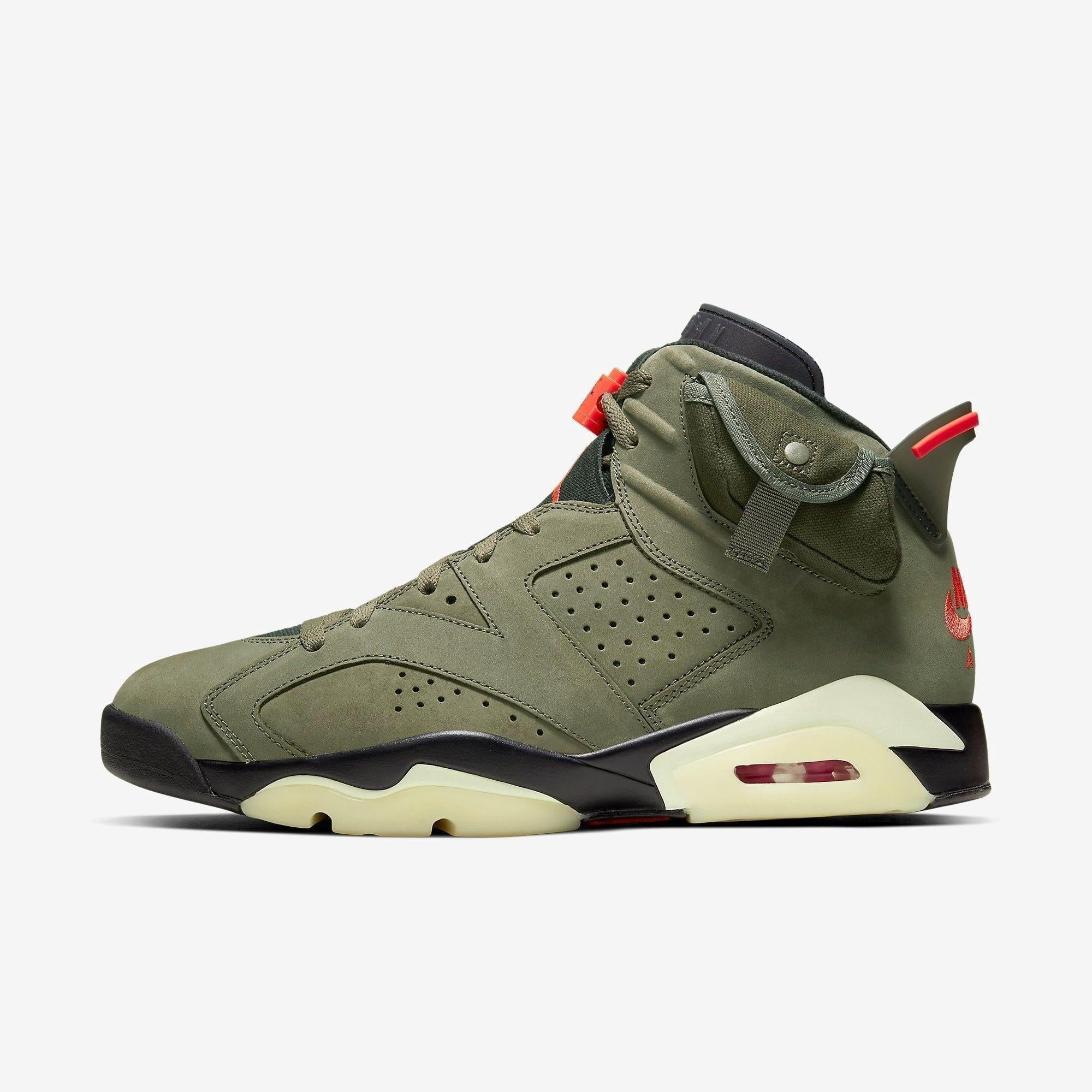 Air Jordan 6 Retro SP x Travis Scott 'Cactus Jack Medium Olive' (2019 ...