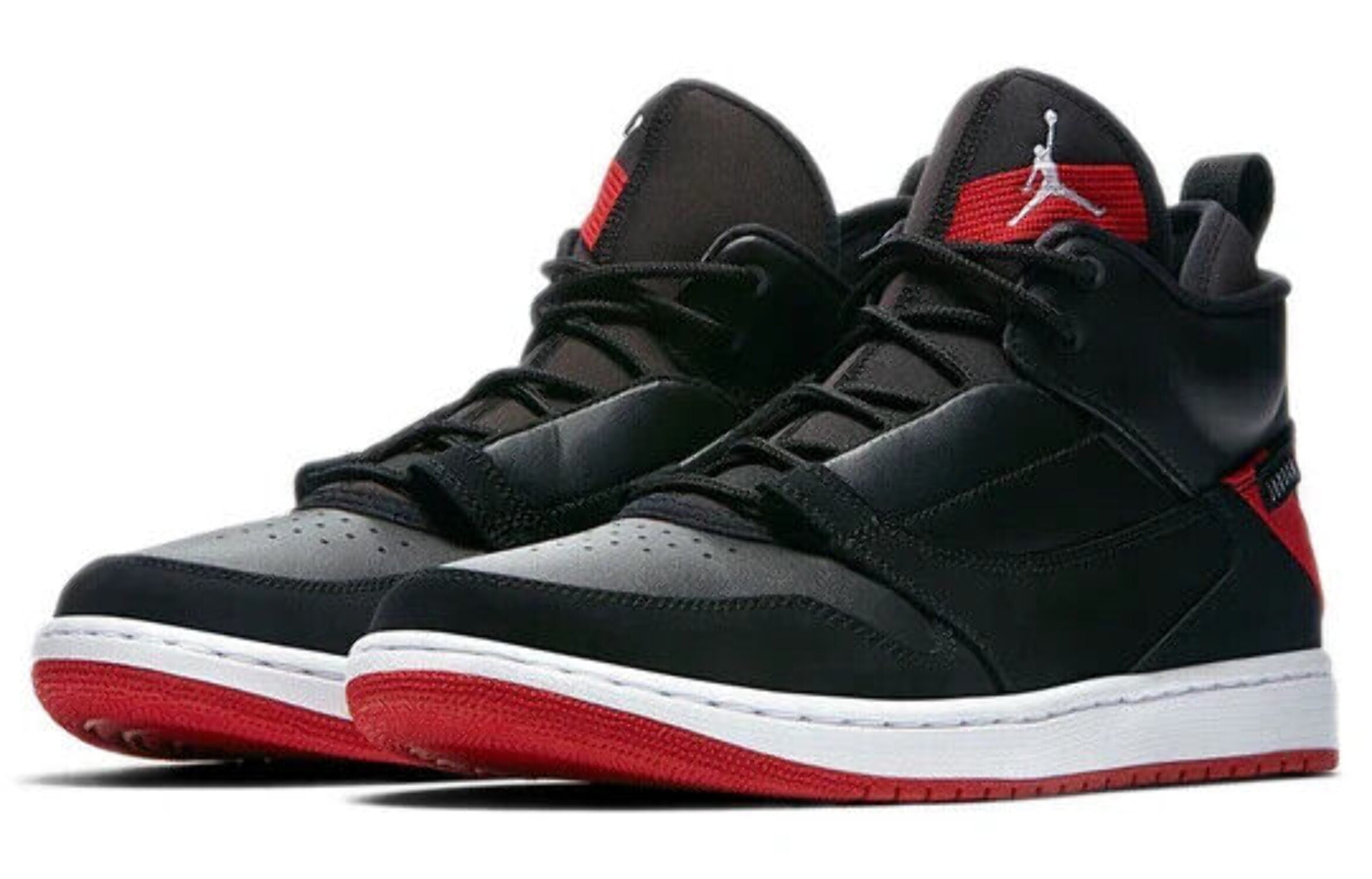 Air Jordan Fadeaway AO1329-003 Sneakers Men's 12 Black Red Mid Top ...