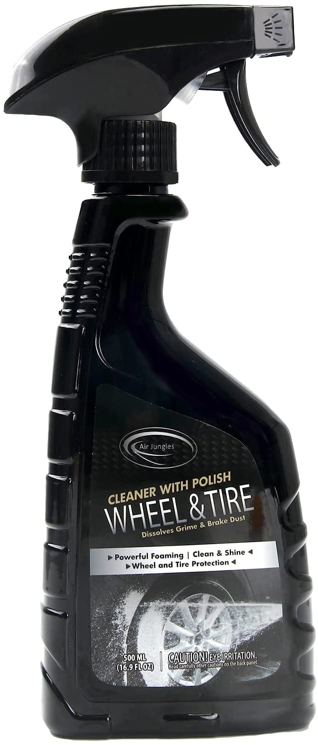 Air Jungles Car Wheel & Tire Cleaner 16.9 Fl Oz, Brake Buster Wheel ...